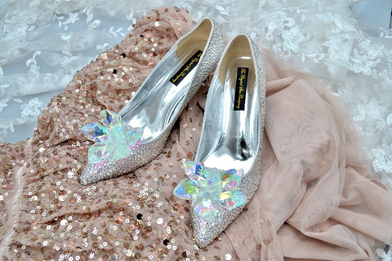 20 Sparkly Wedding Shoes That Take High Heels to the Next Level