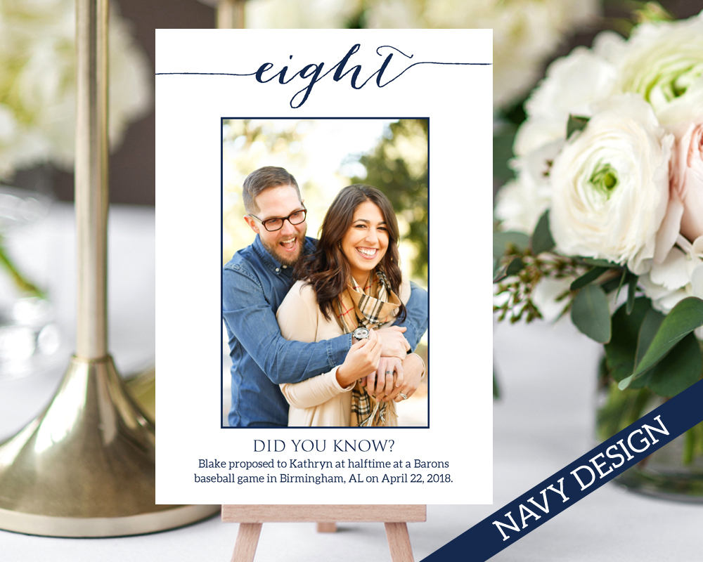 HOW TO: Make Photo Table Numbers for Weddings | Emmaline Bride