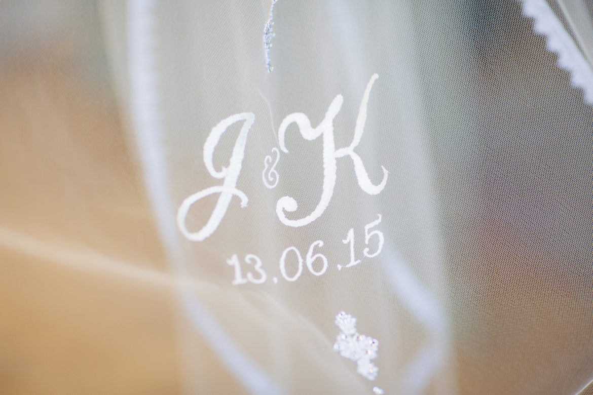 Monogrammed Wedding Veils are the Latest Trend | Emmaline Bride