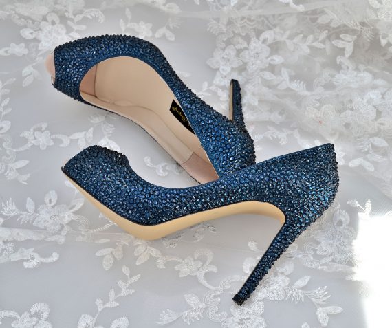 20 Sparkly Wedding Shoes That Take High Heels to the Next Level