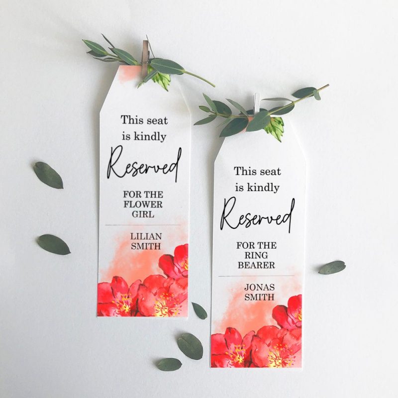 Reserved Seat Sign: The Easy Way to Reserve Seats at Your Ceremony