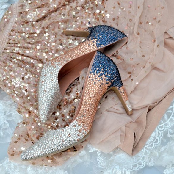 20 Sparkly Wedding Shoes That Take High Heels to the Next Level