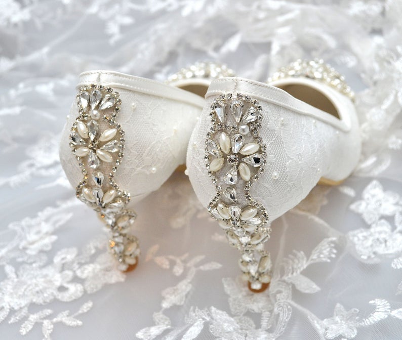 20 Sparkly Wedding Shoes That Take High Heels to the Next Level