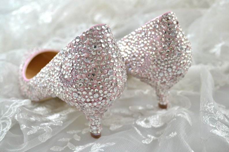20 Sparkly Wedding Shoes That Take High Heels to the Next Level