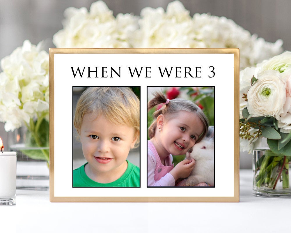 HOW TO: Make Photo Table Numbers for Weddings | Emmaline Bride