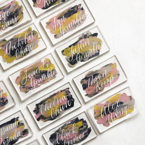 Handwritten Place Cards: DIY + Where to Buy Hand Lettered Seat Cards