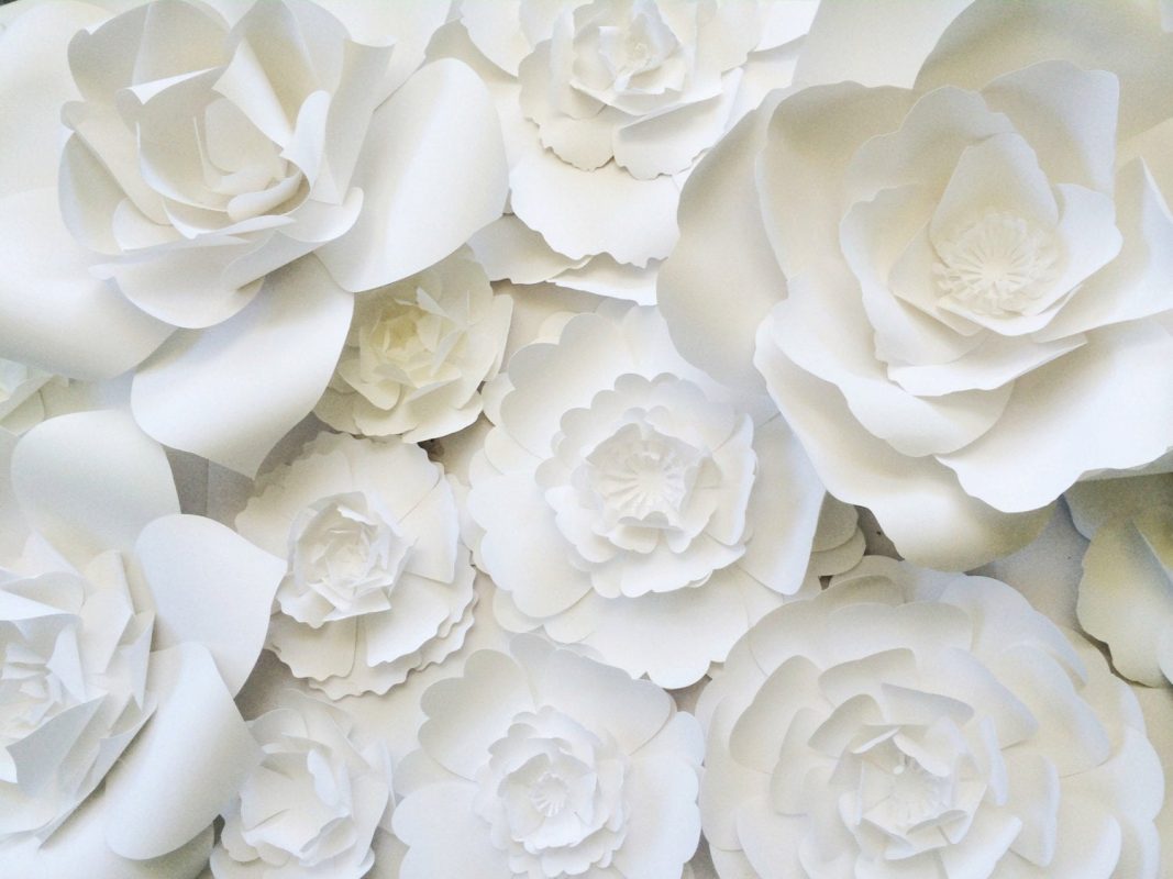 How to Make a Cool Backdrop with Large Paper Flowers | Emmaline Bride ...