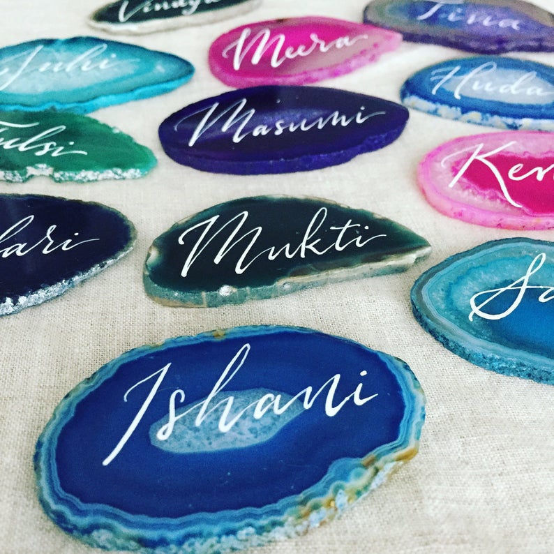 Handwritten Place Cards: DIY + Where to Buy Hand Lettered Seat Cards