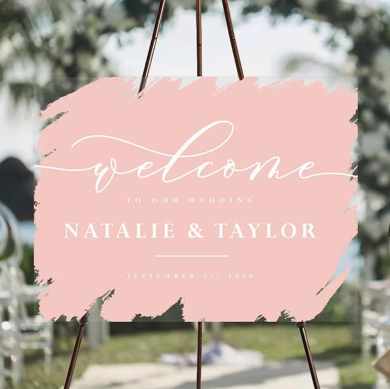 The 7 Best Welcome Signs for Every Wedding Style and Theme
