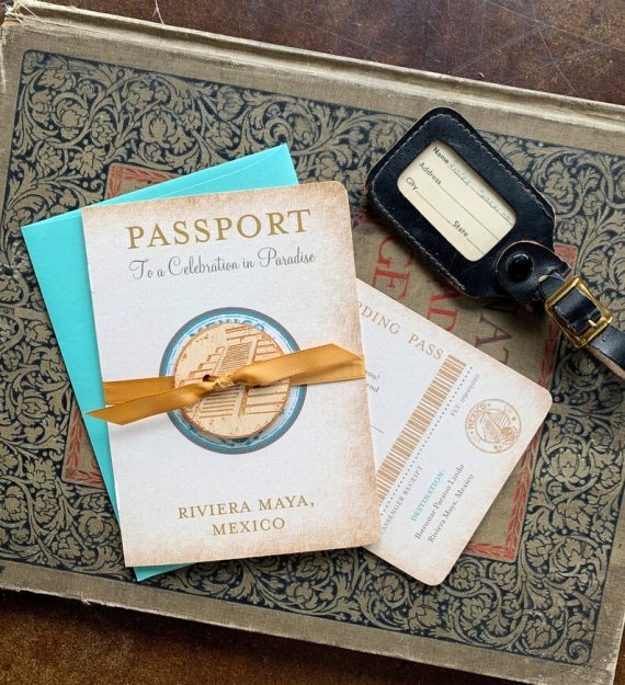 Passport Wedding Invitations: A Unique Way to Invite Your Guests