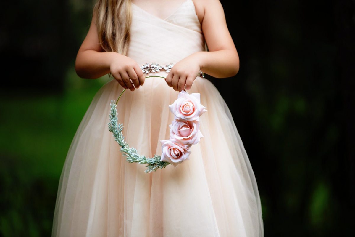 This Flower Girl Hoop is the Best Alternative to Tossing Petals