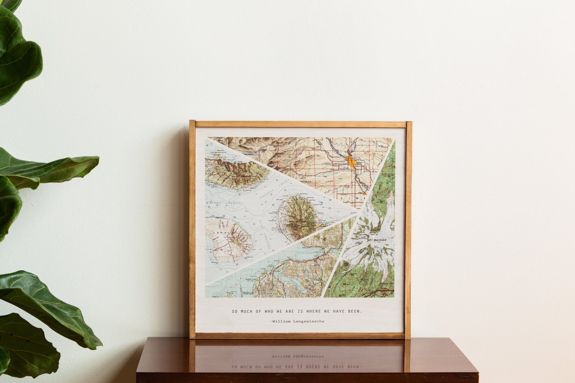This Map Print Makes a Beautiful Engagement Gift | Emmaline Bride ...