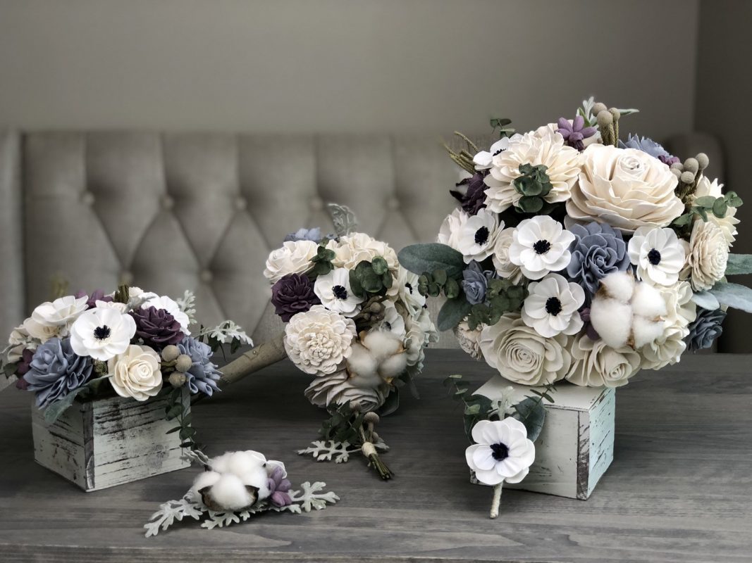 Wooden Box Centerpiece: A Rustic Sola Flower Look You'll Love