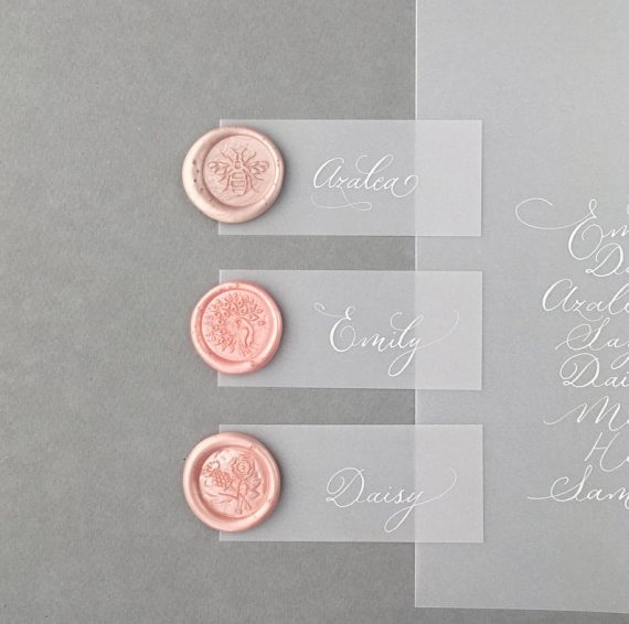 Handwritten Place Cards: DIY + Where to Buy Hand Lettered Seat Cards
