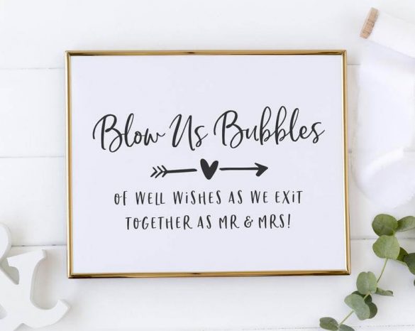 How To: Bubble Send Off at Night + Bubble Wedding Exit After Ceremony