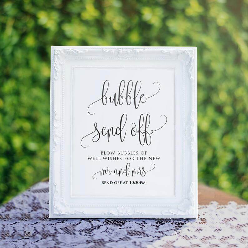 How To: Bubble Send Off at Night + Bubble Wedding Exit After Ceremony