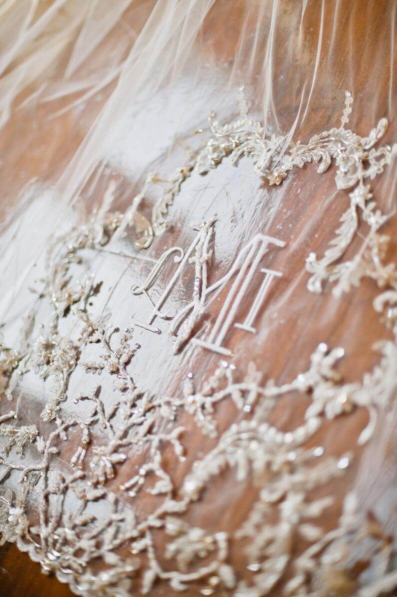 How To: Monogram Wedding Veil | Emmaline Bride