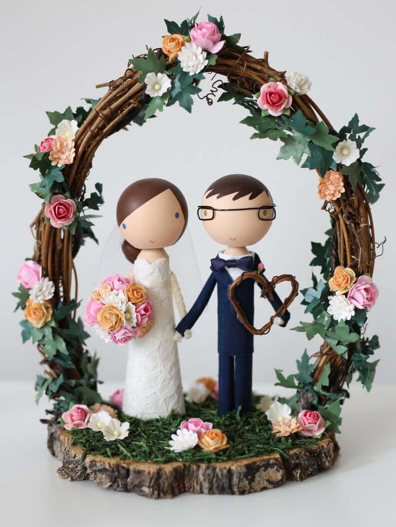 Most Adorable Custom Wedding Cake Toppers Ever | Emmaline Bride