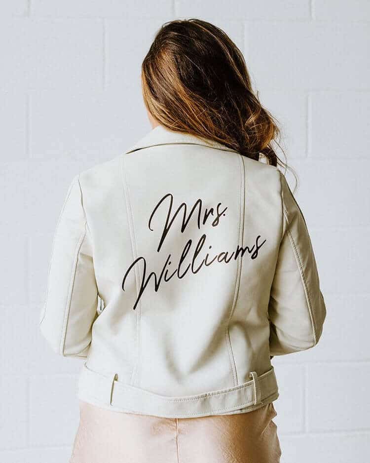 Mrs Leather Jacket: This is the Wedding Jacket Brides Want Right Now