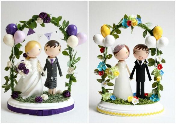 Most Adorable Custom Wedding Cake Toppers Ever | Emmaline Bride