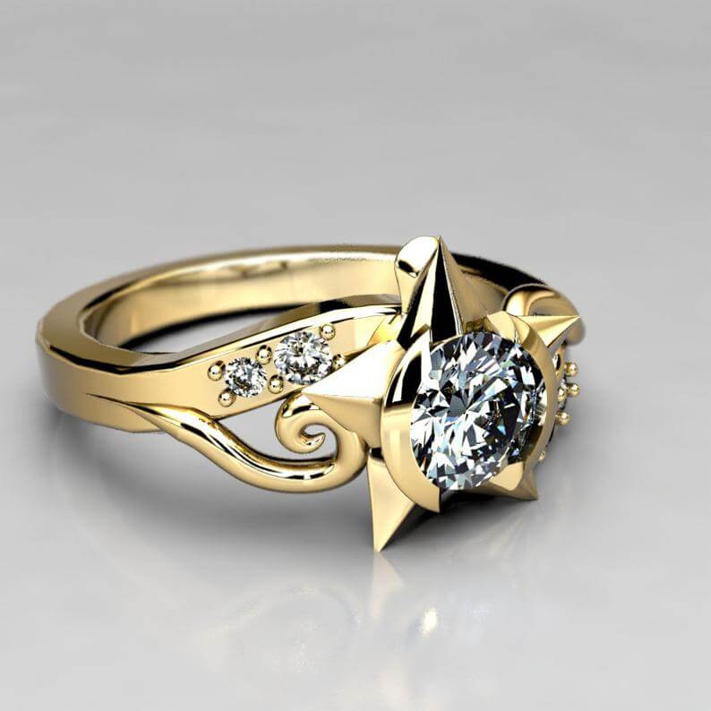 9 Geeky Wedding Rings for Offbeat Couples | Emmaline Bride