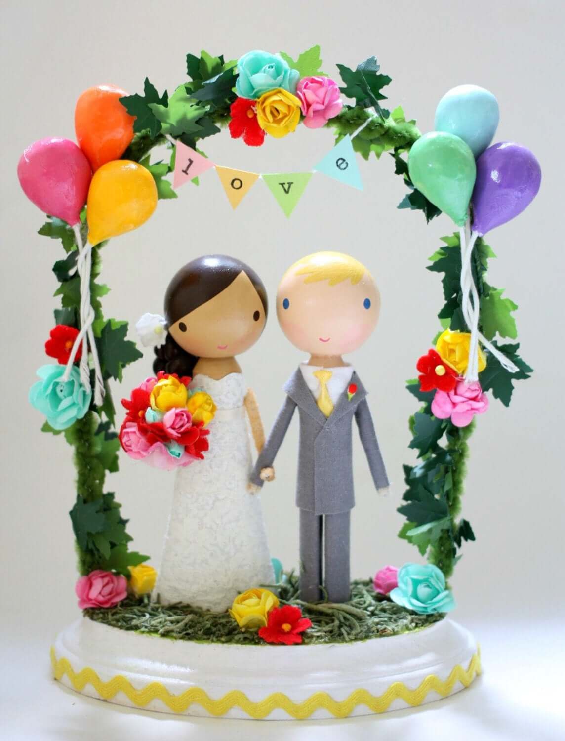 Most Adorable Custom Wedding Cake Toppers Ever | Emmaline Bride