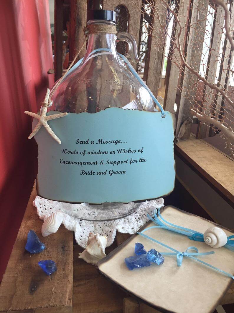Message in a Bottle Invitation | Emmaline Bride Wedding Blog
