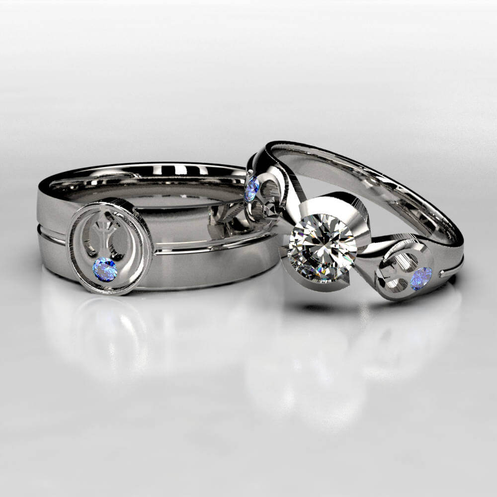 9 Geeky Wedding Rings for Offbeat Couples | Emmaline Bride
