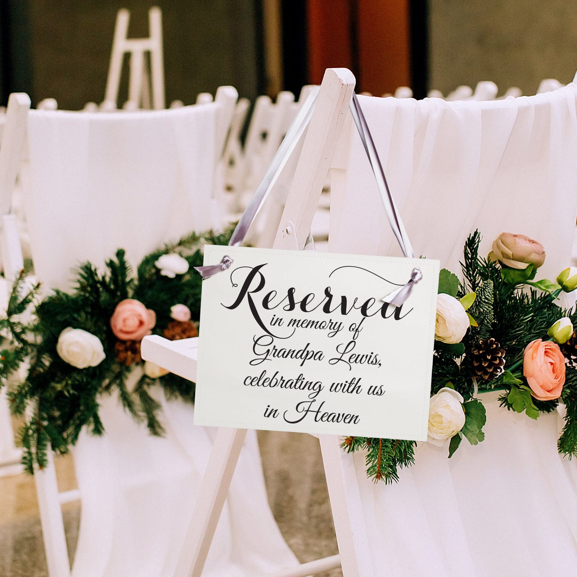 Memorial Sign Wedding Ideas: How to Honor a Loved One Who Passed