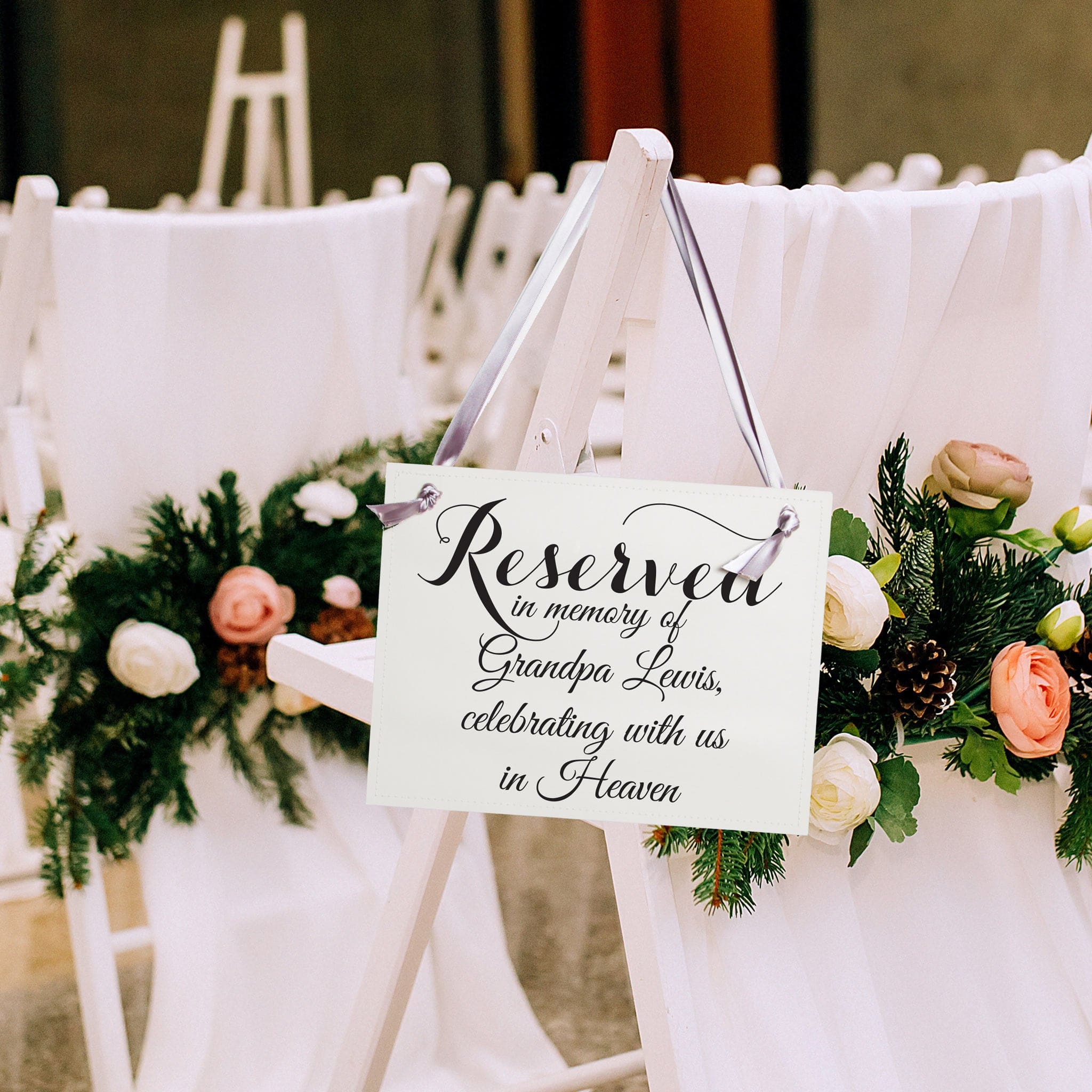 Memorial Sign Wedding Ideas: How to Honor a Loved One Who Passed
