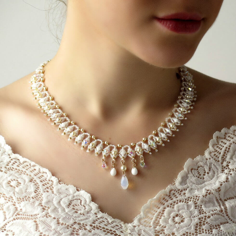 This Beaded Bridal Jewelry is Wedding-Worthy (+ Handmade!)