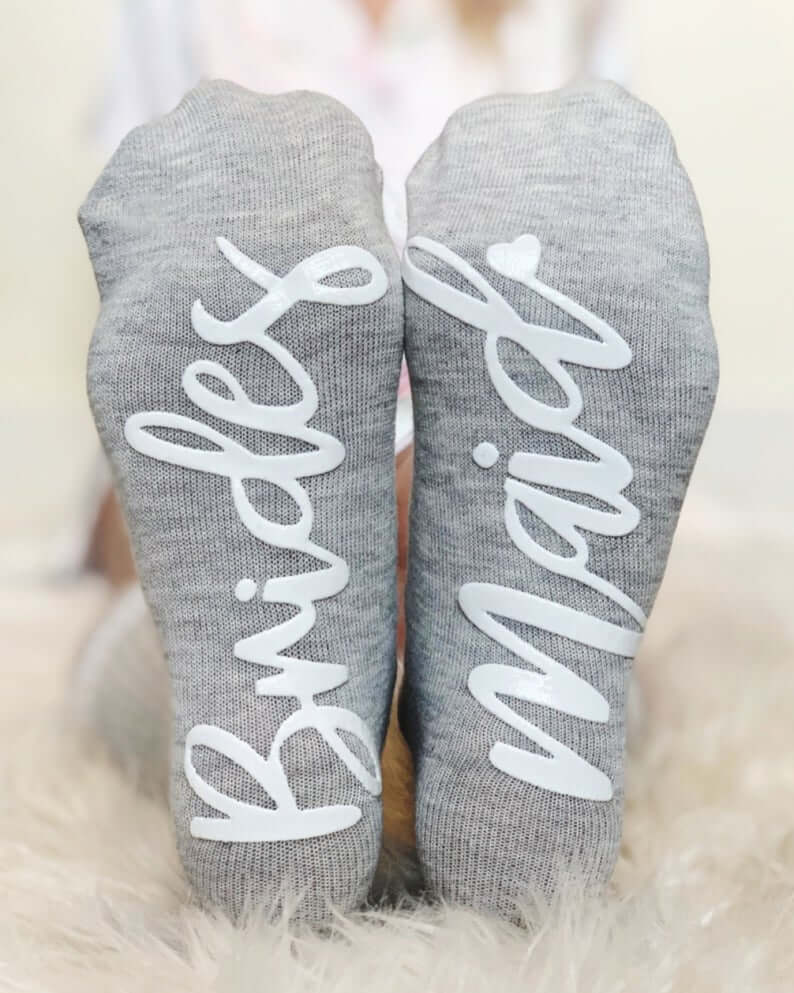 Be My Bridesmaid Socks: Cozy + Custom Sock Proposal for Bridesmaids