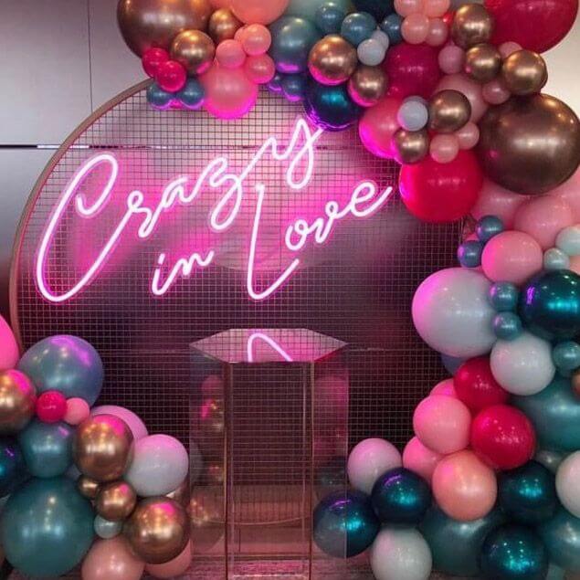 Crazy In Love Neon Sign: Light Up Your Wedding + Engagement Party