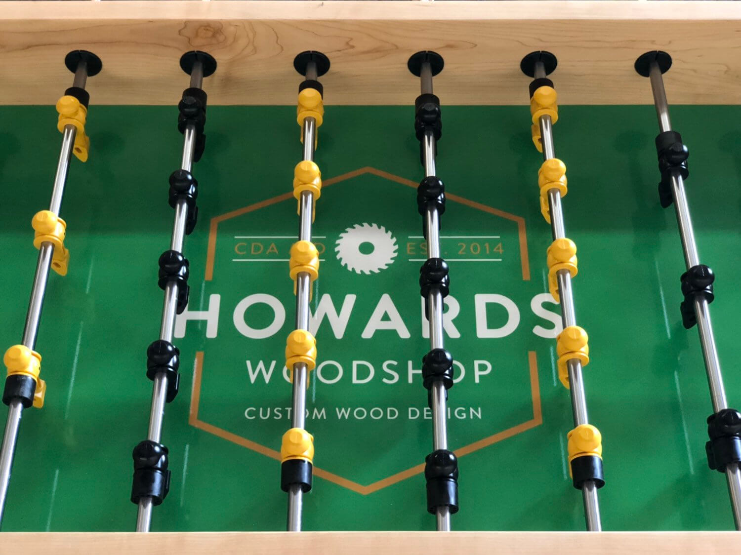 Where to Buy Custom Foosball Tables | Emmaline Bride Wedding Blog