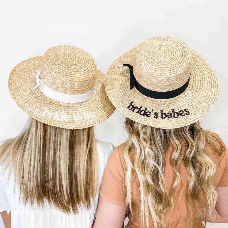 Where to Buy Bachelorette Party Sun Hats | Emmaline Bride