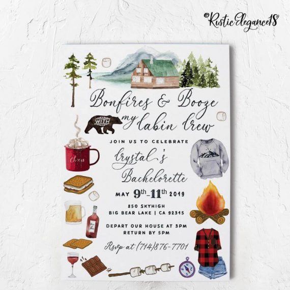 40 Fun (+ Cozy!) Cabin Bachelorette Party Ideas | Emmaline Bride