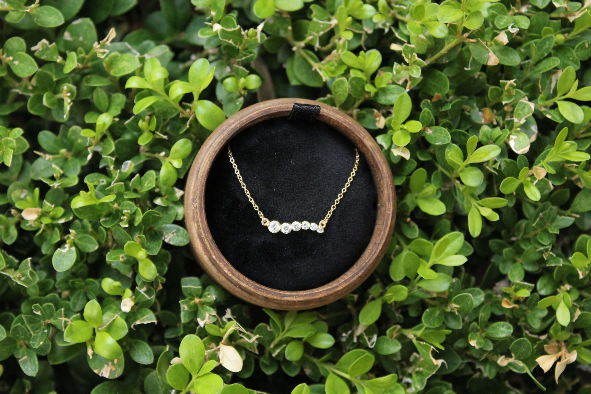 Minimalist Diamond Necklace + Build-Your-Own Jewelry | Emmaline Bride
