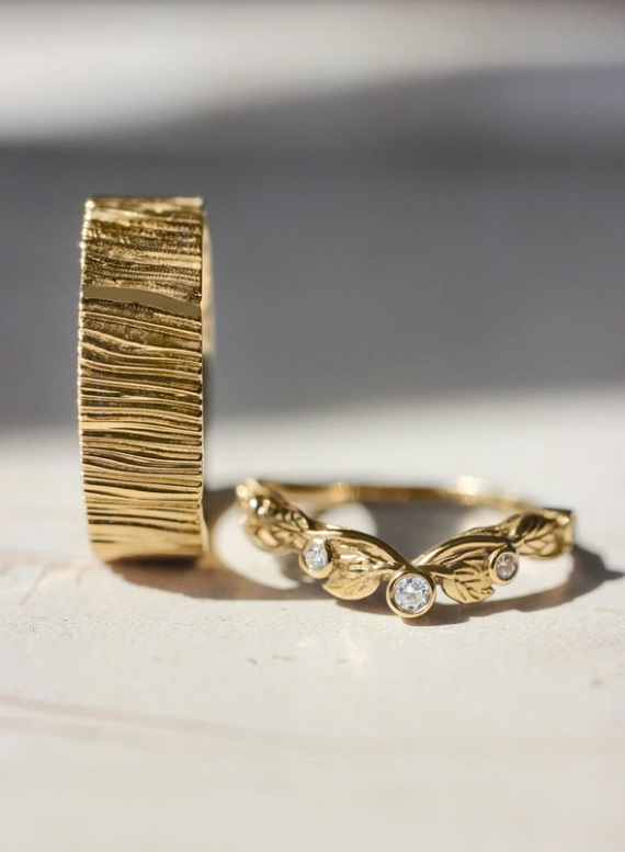 9 Unique Wedding Ring Sets for Couples That Go Together