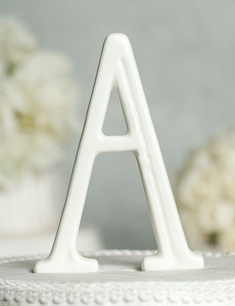 Where to Buy Minimalist Wedding Cake Toppers | Emmaline Bride