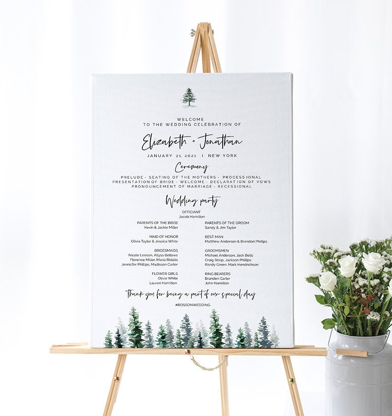 9 Clever Alternatives to Printed Wedding Programs | Emmaline Bride