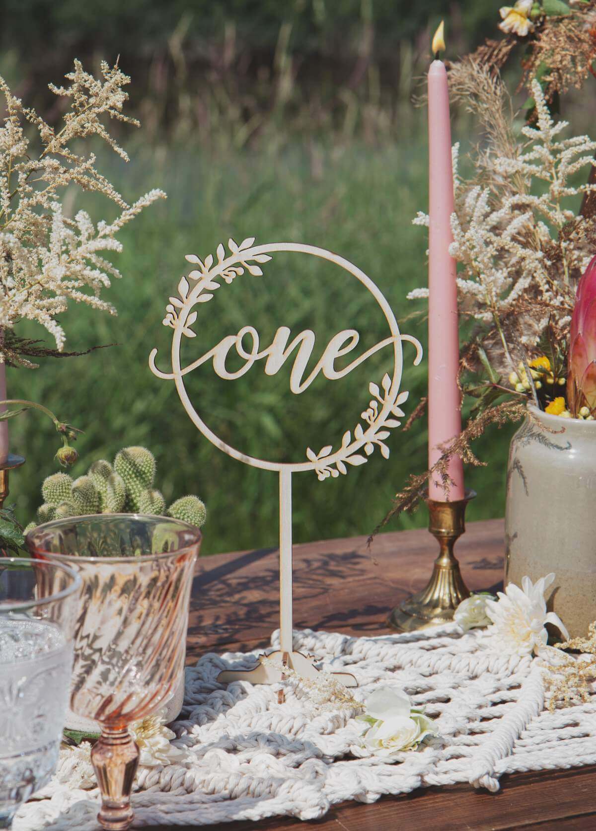 This Rustic Monogram Cake Topper Is a Best-Seller Right Now