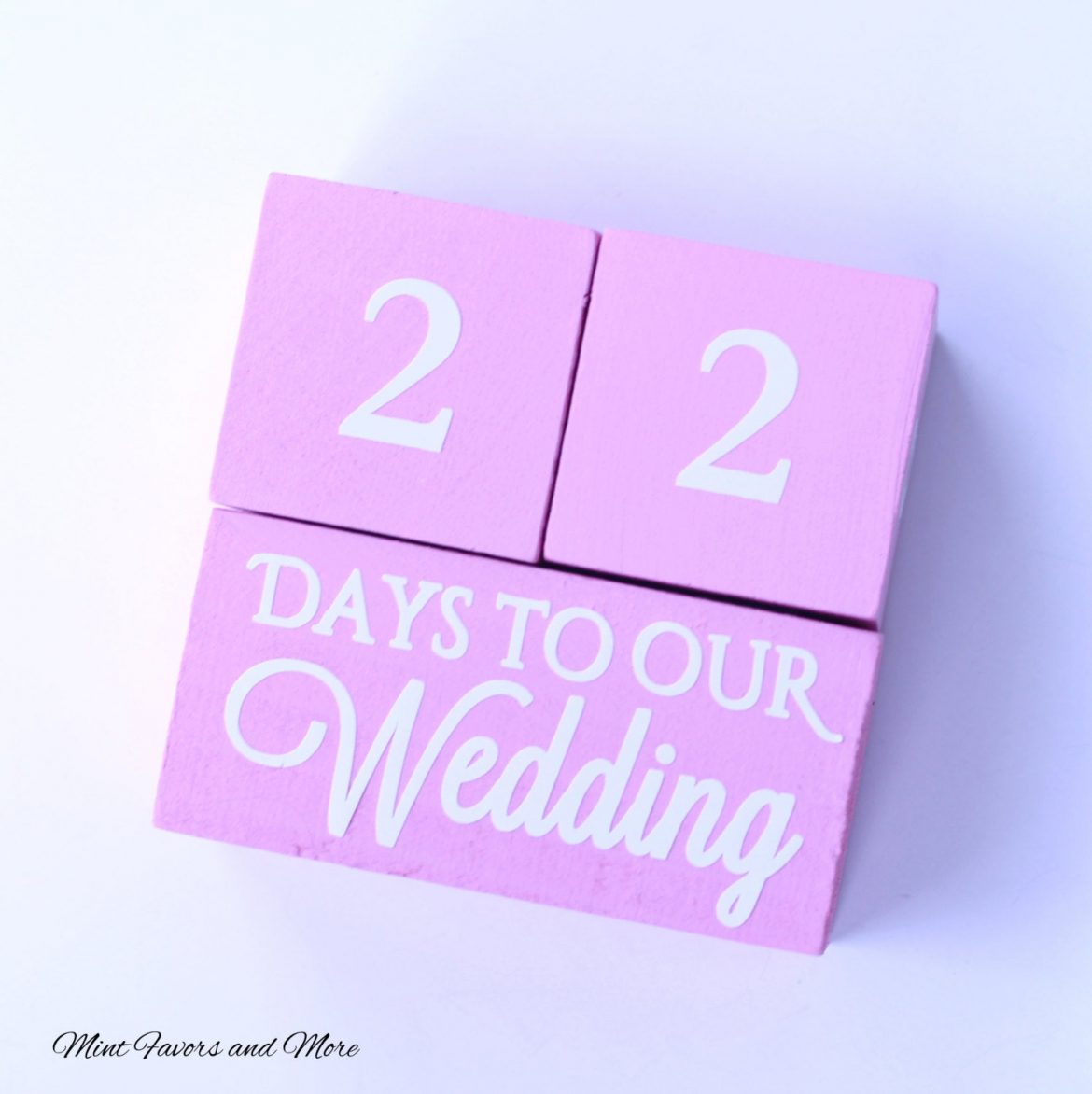 The Best Wedding Countdown Blocks Etsy Has to Offer | Emmaline Bride