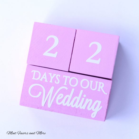 The Best Wedding Countdown Blocks Etsy Has to Offer | Emmaline Bride