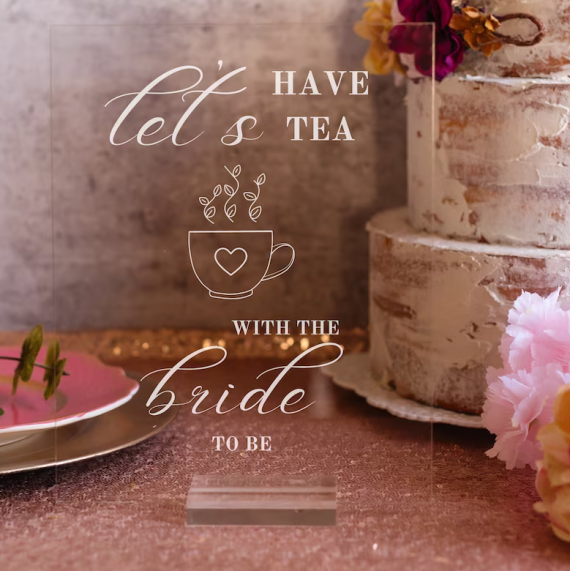 How to Plan a Tea Themed Bridal Shower | Emmaline Bride