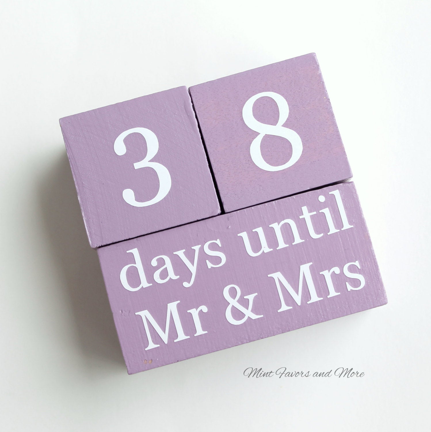 The Best Wedding Countdown Blocks Etsy Has to Offer | Emmaline Bride