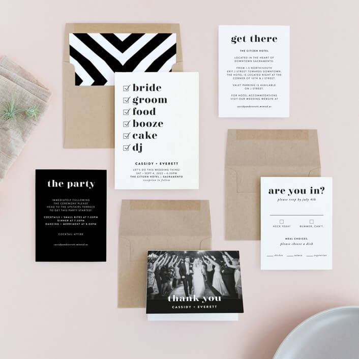 Funny Wedding Invitation Wording Examples (PHOTOS) | Emmaline Bride