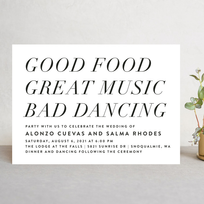 Funny Wedding Invitation Wording Examples (PHOTOS) | Emmaline Bride