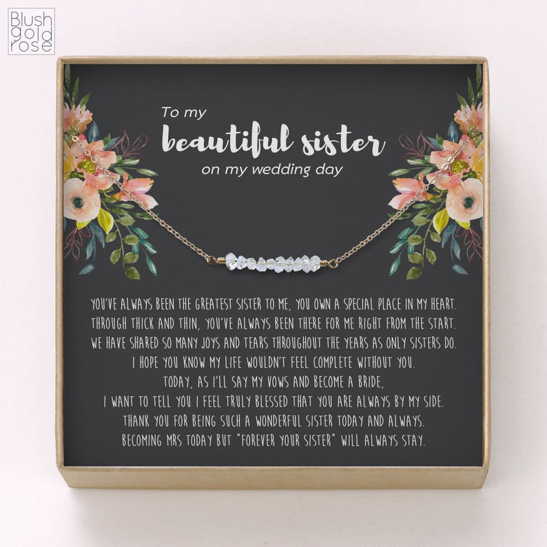 12 Best Wedding Gifts for Sister Getting Married | Emmaline Bride