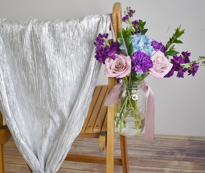 How to Make Wedding Aisle Chair Flowers for Your Ceremony (EASY!)