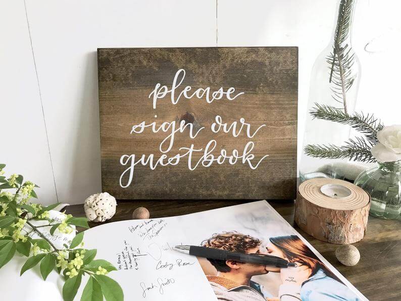 Where to Buy Wooden Wedding Signs | Emmaline Bride